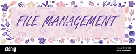 Inspiration Showing Sign File Managementcomputer Program That Provides