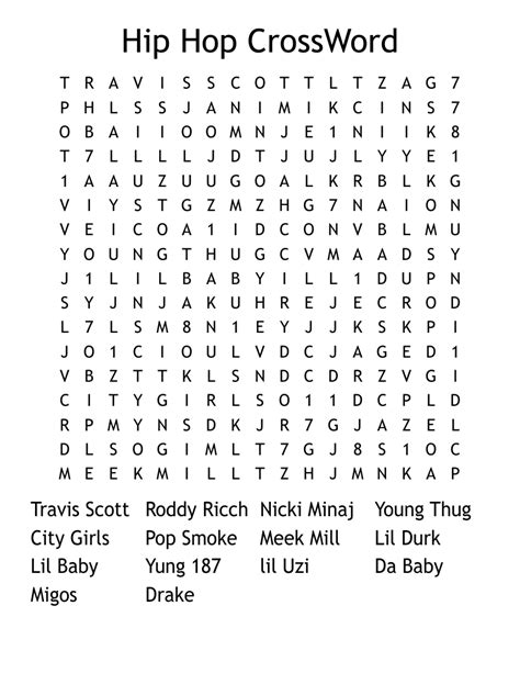 Music Word Search Wordmint
