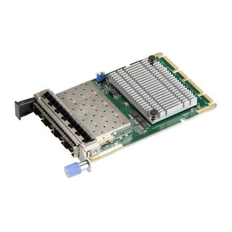 Supermicro Aoc Atg I4sm Xl710 Bm1 10gbe Ethernet Adapter Card With 4