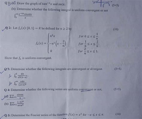 real analysis past previous question paper university cuitutorial