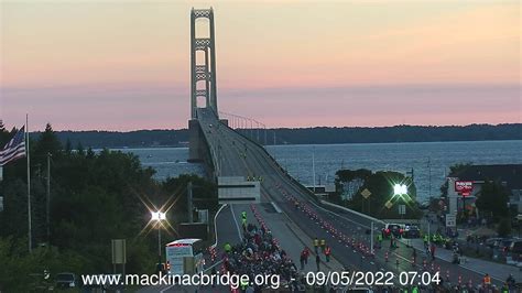 The 2022 Mackinac Bridge Walk Is Underway The Bridge Reopens To