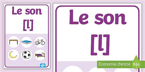 Affiche De Phonologie Le Son L Teacher Made Twinkl