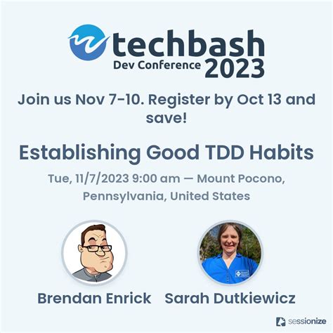 techbash foundation on linkedin tdd workshop techbash poconos