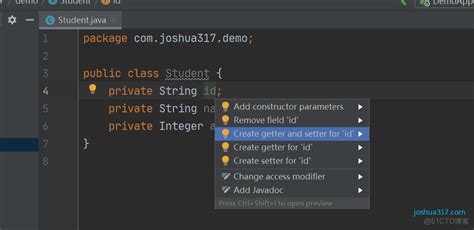 intellij idea get set 快捷键 51cto博客 idea快捷键get set方法