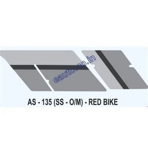 Graphics Sticker Set For Hero Honda Cd 100 Ss Old Model Red Vehicle Both Sides At ₹ 770 00