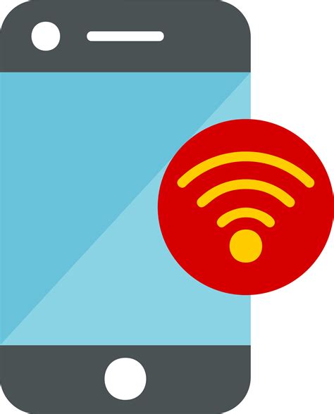 Mobile Wifi Vector Icon Vector Art At Vecteezy