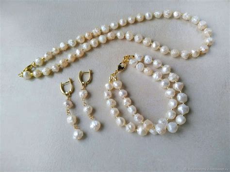 Украшения из жемчуга касуми купить в интернет магазине Ярмарка Мастеров по цене 1500 ₽ Uwriyru