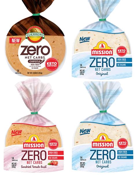 Mission Guerrero Zero Carb 0g Net Carbs Keto Certified 4 Street Taco 14 Count 889 Oz