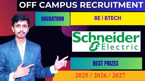 Schneider Electric Recruitment 2024 Schneider Electric Codeathon 2024 Hackathon 2024