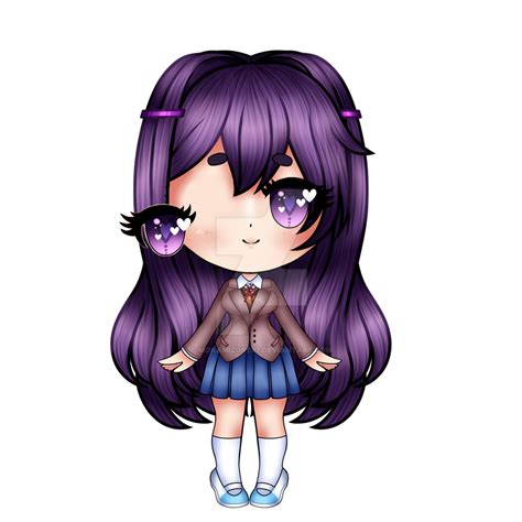 Chibi Ddlc Yuri 2nd Act Floating Eye By Mokamizore97 On Deviantart