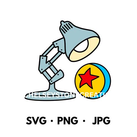 Pixar Lamp Svg Cut Image Png Etsy