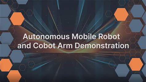 Autonomous Mobile Robot And Cobot Arm Demonstration Youtube