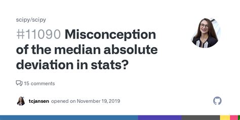 Misconception Of The Median Absolute Deviation In Stats · Issue 11090