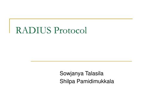 Ppt Radius Protocol Powerpoint Presentation Free Download Id5861345