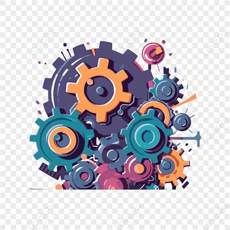 톱니 클립 아트 벡터만화 Png 일러스트 무료 다운로드 Lovepik