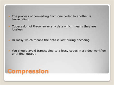 Compression Powerpoint Ppt
