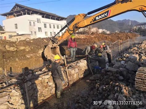 边坡护脚水利铅丝石笼工程 知乎