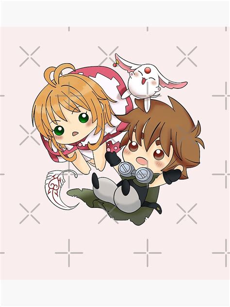 Tsubasa Reservoir Chronicle Sakura Syaoran Art Print By Falchi Tsubasa Reservoir Chronicle Sakura Syaoran Art Print By Falchi