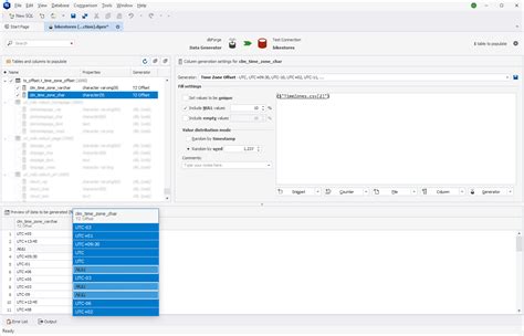 Time Zone Offset Generator