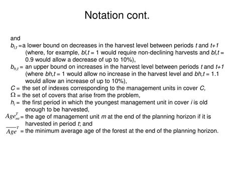 Ppt Spatial Forest Planning With Integer Programming Powerpoint