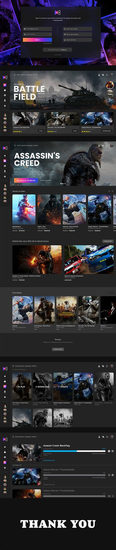 Gaming Platform Concept On Behance