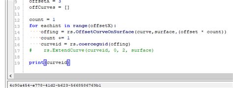 Rs ExtendCurve Keep Giving Me Message Iteration Over Non Sequence Of