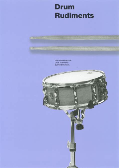 Drum Rudiments Chart