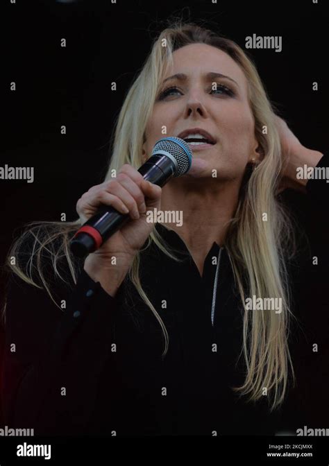 Nikki Glaser An American Stand Up Comedian Actress And Television Host Performs On Stage