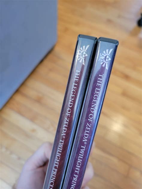 Different Colors On Spine Of Twilight Princess Rgamecube