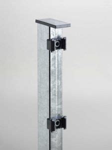 Tom Zaunpfosten Feuerverzinkt F 163er Zaun Rr6040 X 2200 Mm Mit
