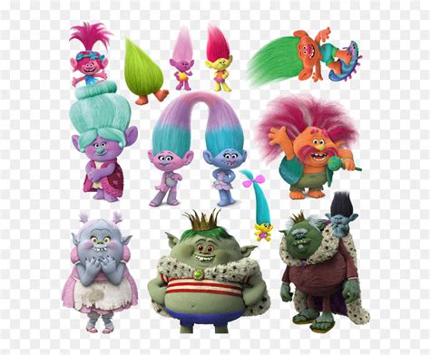 Movie Clipart Movie Snack Trolls Movie Characters Cutout Hd Png