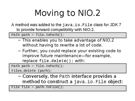 Lesson 10 Java File I O NIO 2