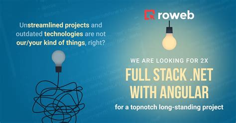 Roweb On Linkedin Fullstackdotnet Angular