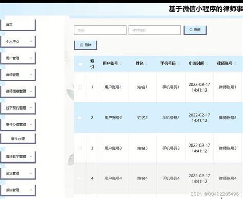 微信小程序 Uniappvue律师事务所案件服务预约系统 Csdn博客