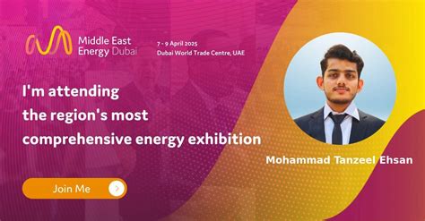 Middleeastenergy Middleeastenergy2025 Mee2025 Muhammad Tanzeel Ehsan