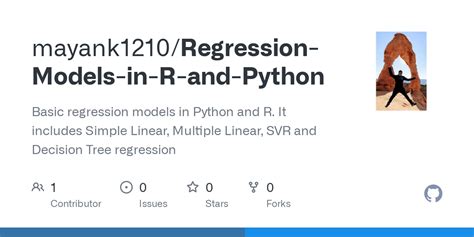 GitHub Mayank Regression Models In R And Python Basic Regression Models In Python And R