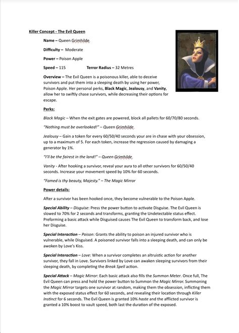 I Made A Snow White Chapter Concept — Bhvr