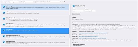 Использование Sqlite Net с Uwp