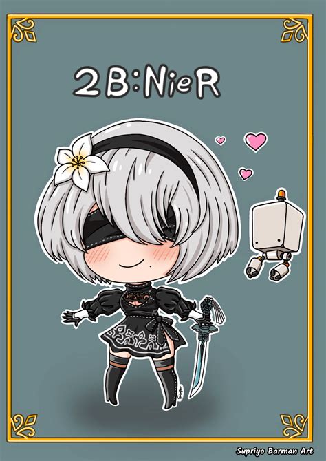 2b Nier Chibi Art {oc} R Nierautomatagame