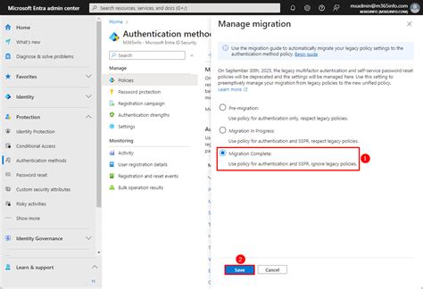 Migrate Legacy Mfa And Sspr To Authentication Methods Policy O365info