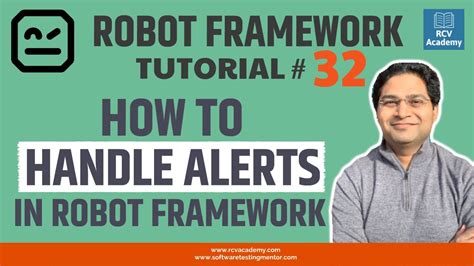 Robot Framework Tutorial 32 How To Handle Alerts In Robot Framework