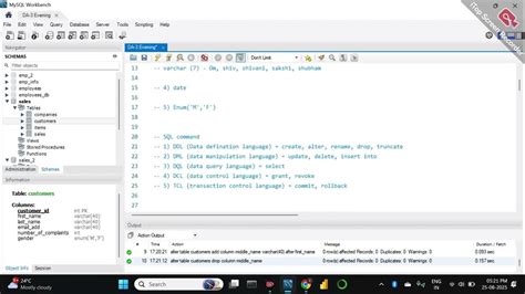 Sql Lecture 4 Sql Alter Statements Nmd Pvt Ltd Youtube