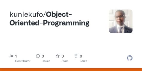 Github Kunlekufoobject Oriented Programming