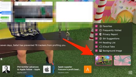 How To Customize Safari 14 Start Page On Mac Background Images