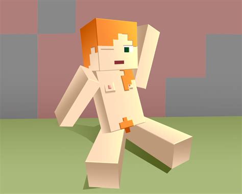Rule 34 Accurate Art Style Alex Minecraft Etcaos Minecraft Nude Polygonal Pubic Hair Small