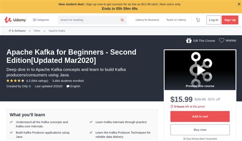 5 Best Apache Kafka Courses Certificates And Trainings Online