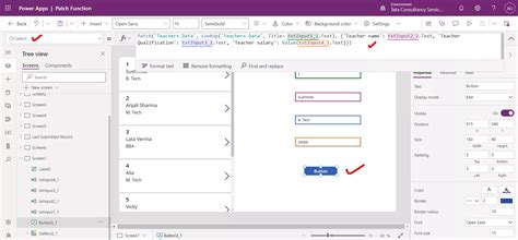 Powerapps Patch Function