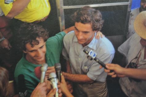 Ален Прост и Айртон Сенна 1990 й год Формула 1 Самые Свежие