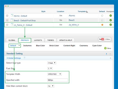 how to customize joomla layout joomlart