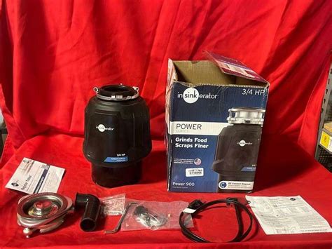 Insinkerator Power 900 3 4 Hp Garbage Disposal Power Series Ez Connect Continuous Feed Food